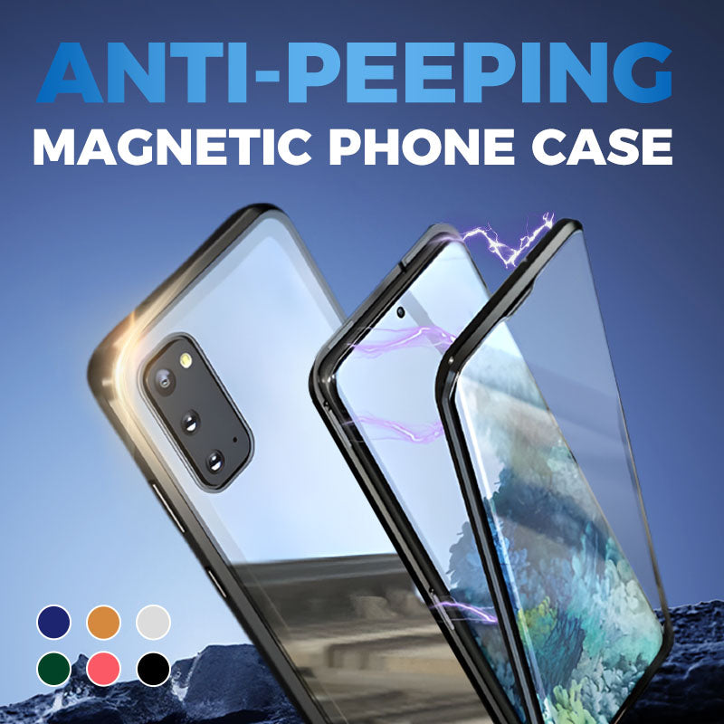Anti-peeping Magnetic Tempered Glass Double-sided Phone Case For Samsu ...